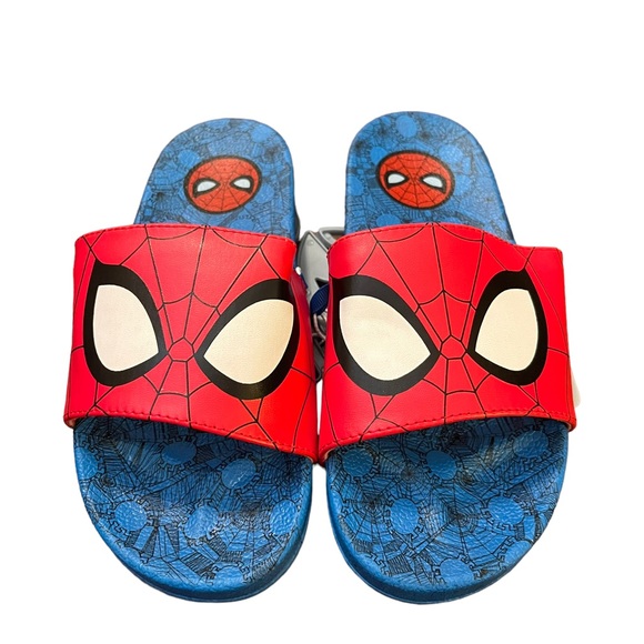 Disney | Shoes | Disney Parks Spiderman Kids Slides Sandals | Poshmark